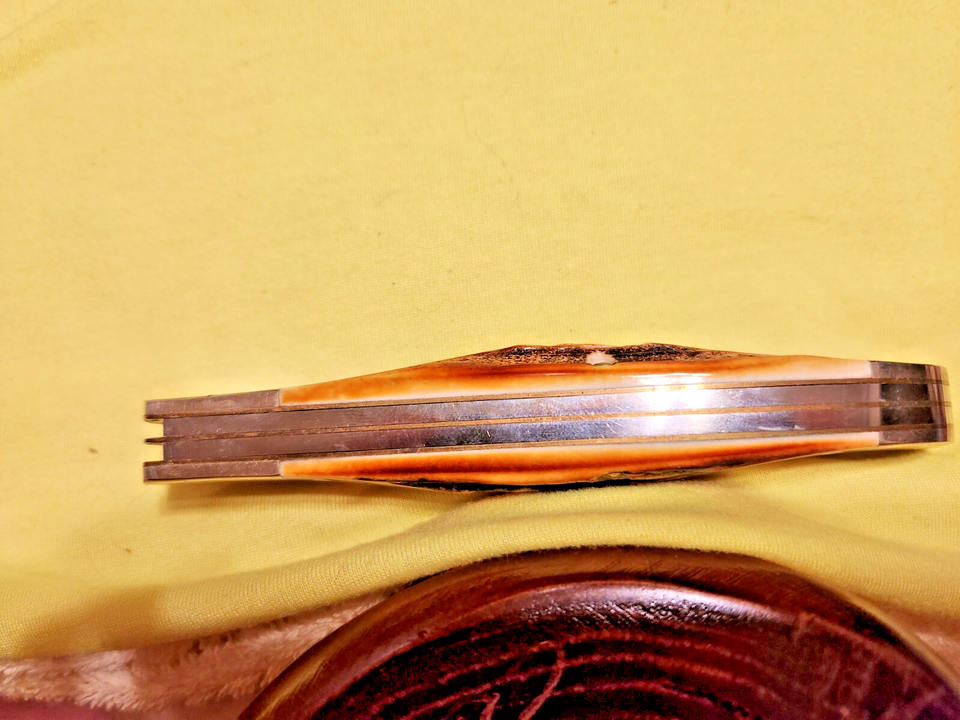 VINTAGE STAG CASE XX 5265 SS FIRST FLIGHT FOLDING HUNTER WITH SHEATH ...