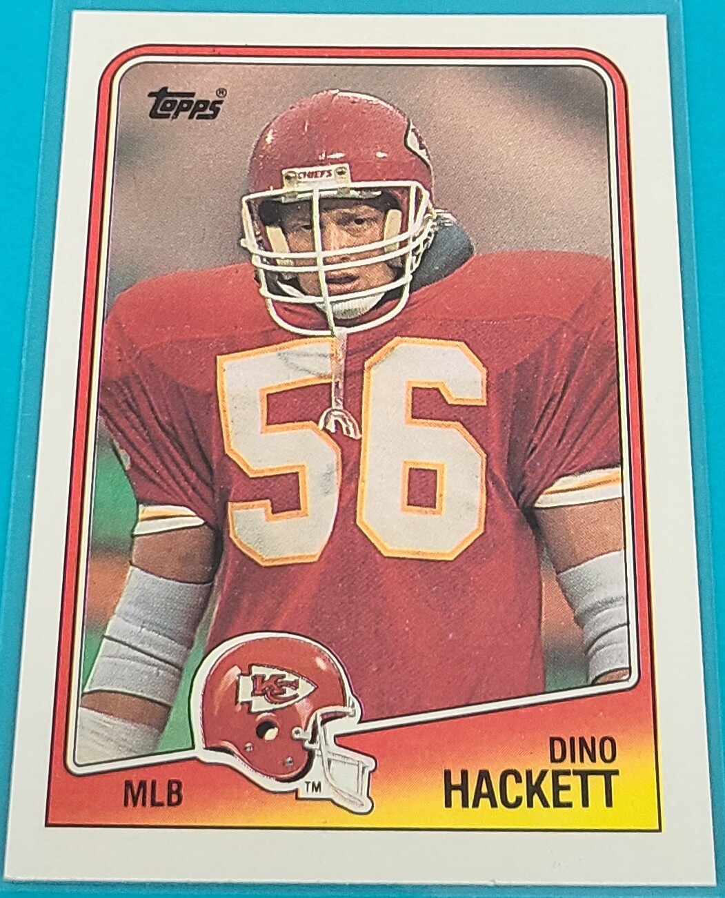 1988 Topps RC #370 Dino Hackett Kansas City Chiefs Football Card N5 | eBay