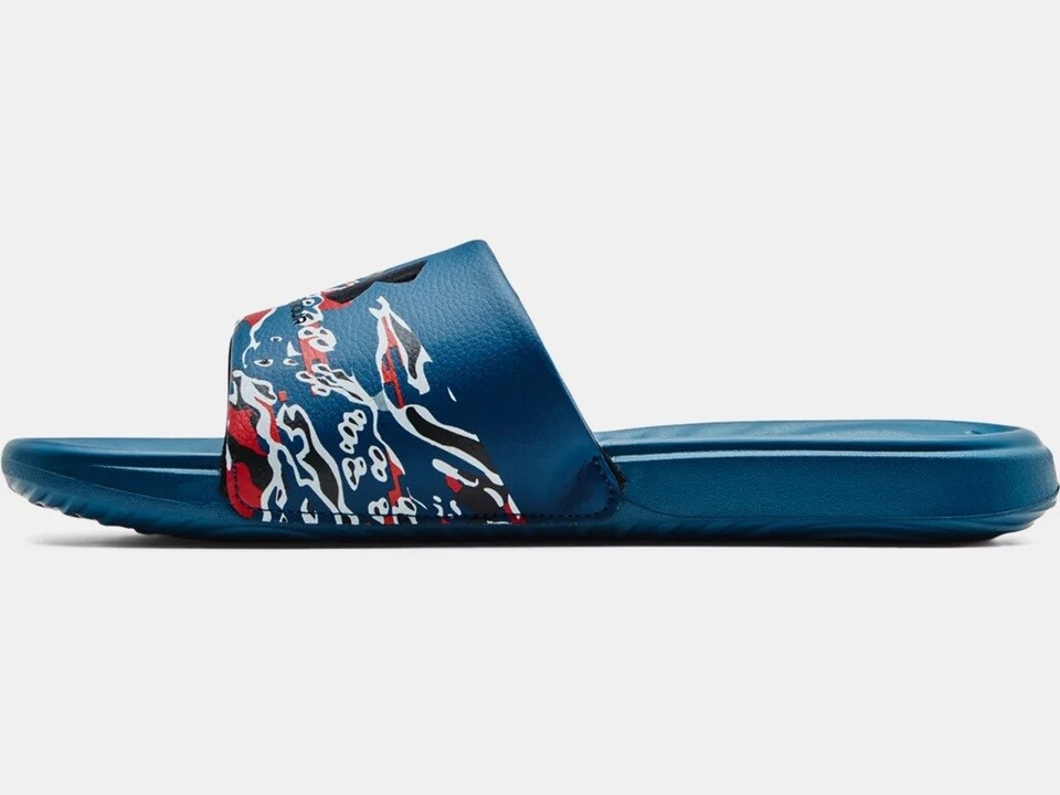 Under Armour Men's UA Ansa Graphic Fixed Strap Slides Sandals Many ...