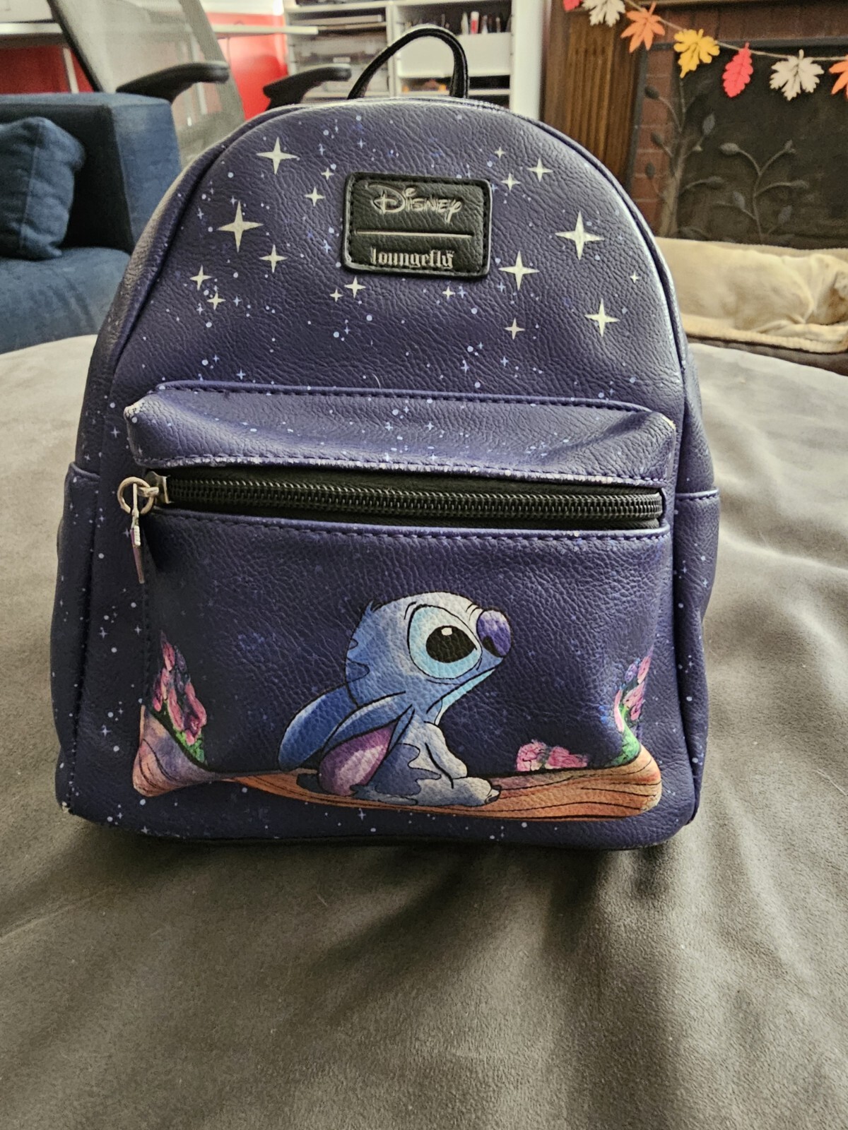 RARE Stitch Loungefly Mini Backpack - Gem
