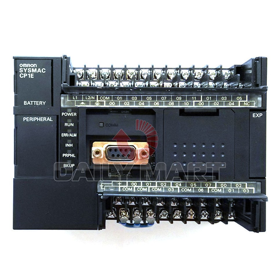 OMRON CP1E-N30DT-D PROGRAMMABLE CONTROLLER I/O MODULE 18IN 12NPN RS232 ...