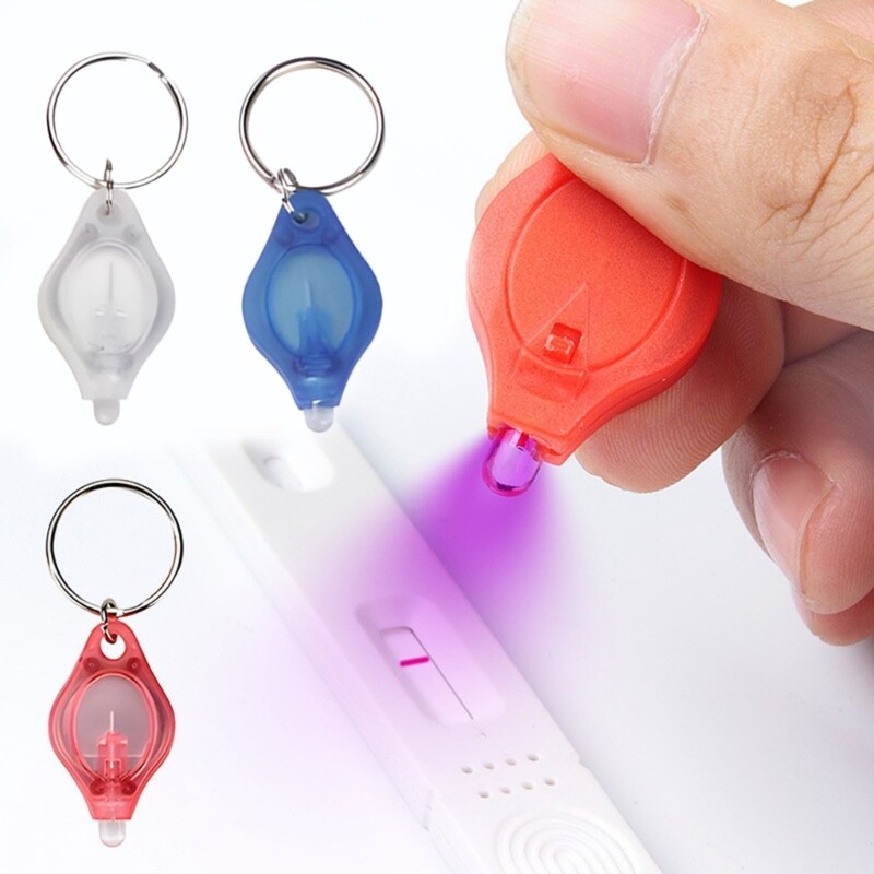 ABS Flashlight Keychain Portable Keyring Light Key Chain Lights | eBay