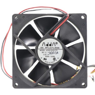 ADDA AD0912HS-C70 12V 0.22A 2P 9225 CPU case cooling fan | eBay
