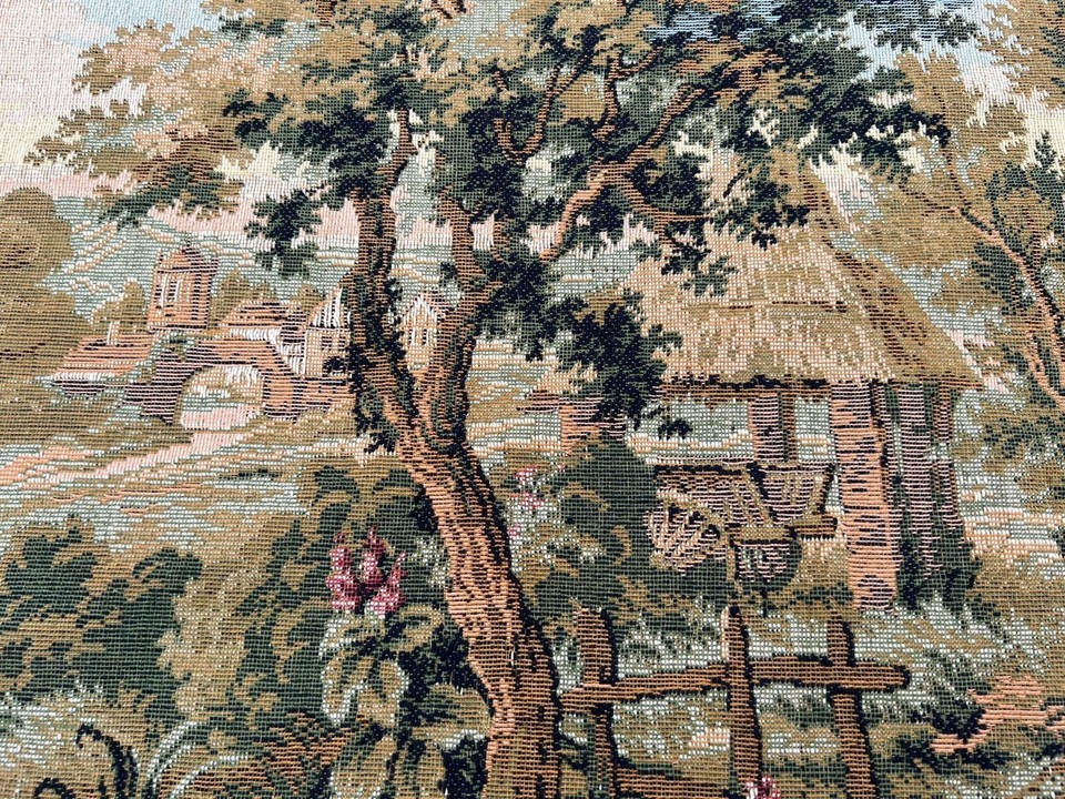 Vintage French Tapestry Wall Hanging Goblin Home Decor Tapestry 145 x ...