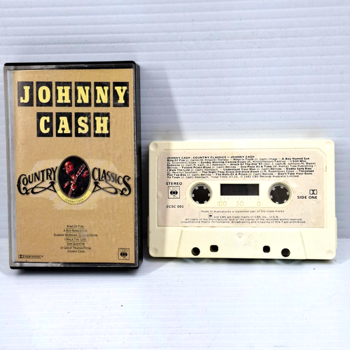 JOHNNY CASH - COUNTRY CLASSICS - MUSIC CASSETTE - OZ SELLER | eBay ...