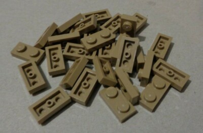 LEGO 3023 - 4528604 Plate 1x2 Sand Yellow x28 Parts ** | eBay UK