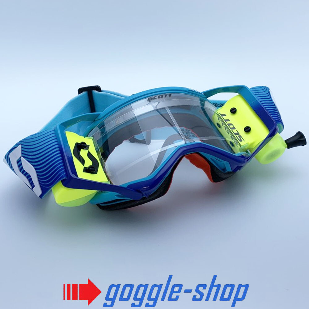 Goggles 2025 WFS Roll-Off Motocross Goggles - RED / BLACK Scott Prospect