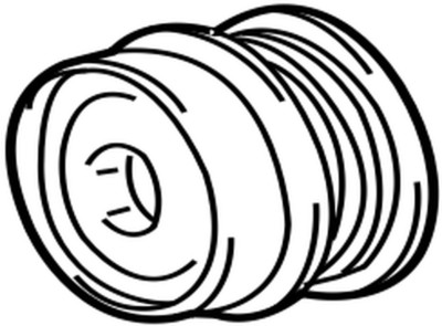 27415-0P020 Toyota Pulley, alternator w/clutch 274150P020, New Genuine ...