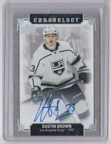 2019-20 Upper Deck UD Chronology Autograph Dustin Brown Auto Los ...