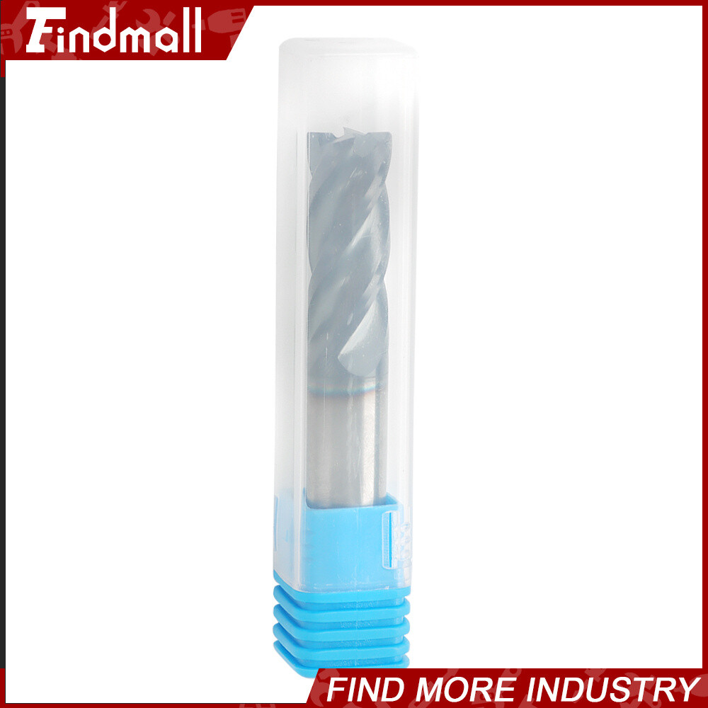 5Pcs 1/2" 4 FLUTE VARIABLE HELIX CARBIDE END MILL .030 RADIUS TiALN ...