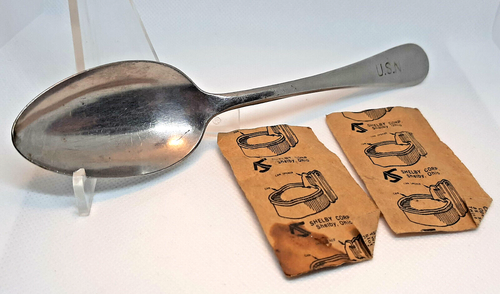 1 x USN 7" Silco Spoon and 2 x Vietnam War Era US P-38 Can Opener ...
