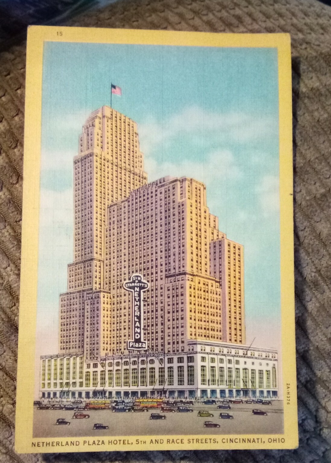 Netherland Plaza Hotel Cincinnati Ohio Linen Postcard 1939 | eBay