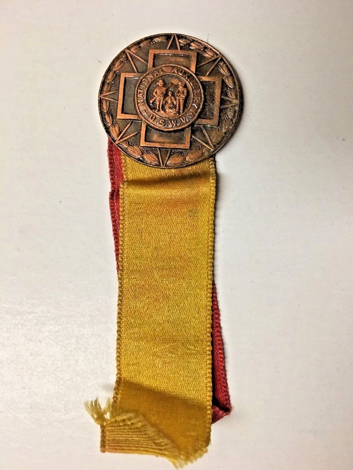 NATIONAL AUXILIARY VETERANS U.S.W.V. BADGE AND RIBBON | eBay