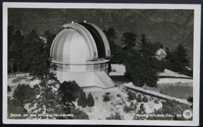 RPPC - Mount Wilson - 100" Telescope. Angeleno Card PC1880 | eBay