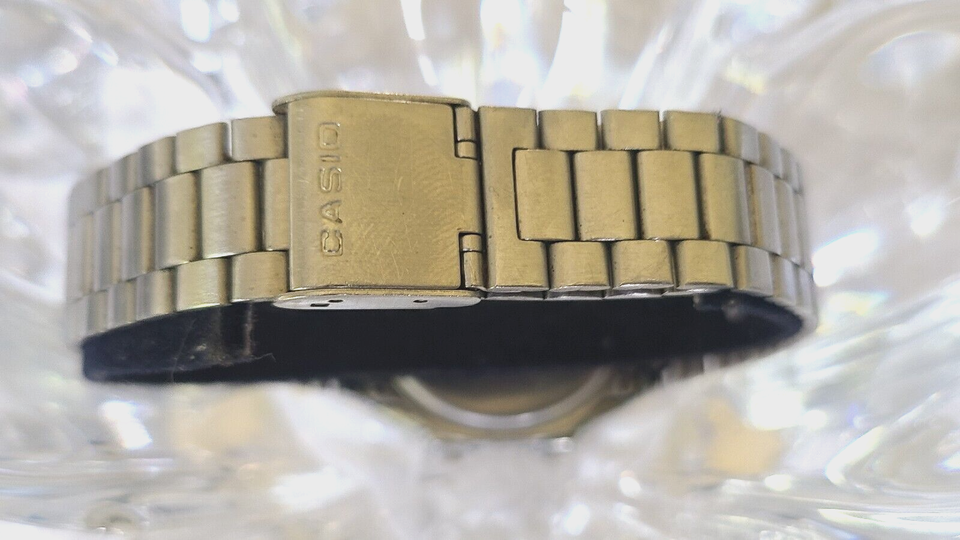 Casio 3298 A168 Silver Tone Digital Chrono Watch | eBay