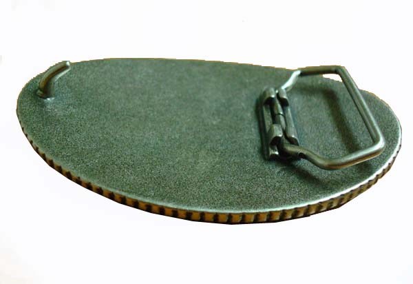 Western Oval Rope Edge Belt Buckle Plain Buckle fits 1-1/2" (38mm) Wide ...