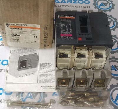 New MERLIN GERIN NS160H Circuit Breaker 3P 160A 750V 50/60Hz | eBay