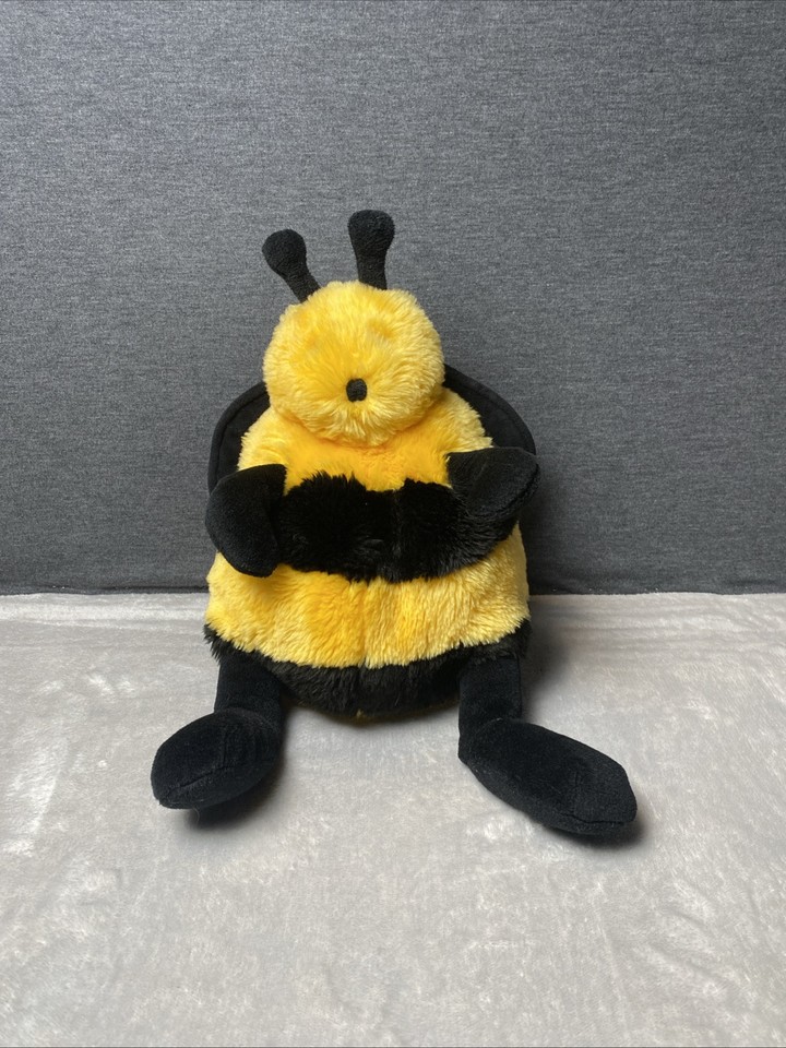 Unipak Plumpee Bee Plush Sitting 12” Bumblebee Weighted Stuffed Animal ...