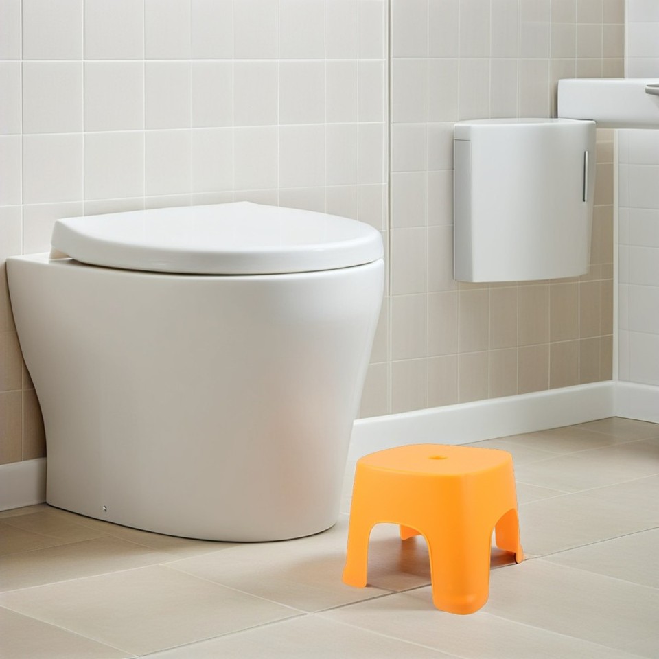 Ergonomic Kids Stool For Bathroom And Toilet Plastic Small Step Stool ...