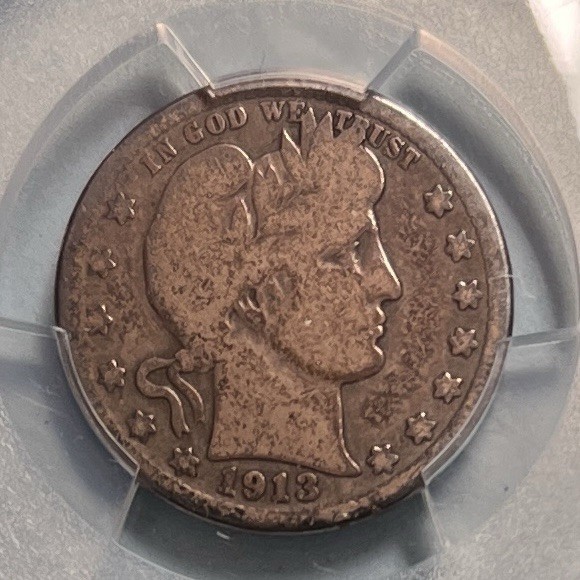 1913-S Barber Quarter Key Date PCGS G04 — Only 40,000 Minted | eBay