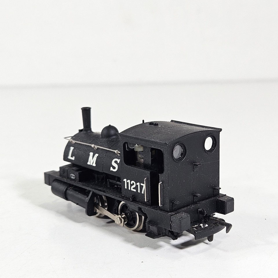 Dapol D1 OO LMS Black 0-4-0T Pug Steam Locomotive 11217 Train Tested ...