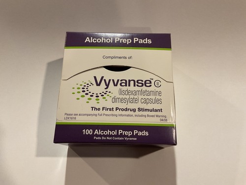 Vyvanse Alcohol Prep Pad 2 Boxes! Pharmaceutical Collectible. | eBay