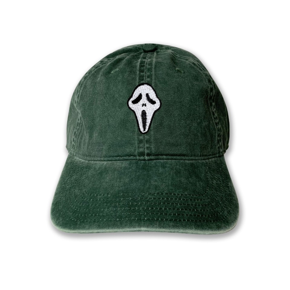 Scary Face Embroidered Cap Ghost Cap Dad Cap Halloween Costumes | eBay