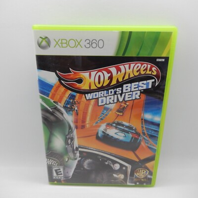 Hot Wheels World's Best Driver Microsoft Xbox 360 2013 Complete with ...
