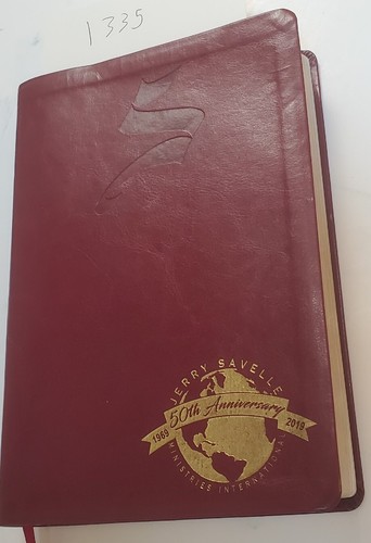 KJV Jerry Savelle Giant Print Bible 50th Anniversary Rare Limited ...