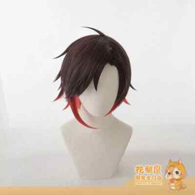 Anime RWBY Ruby Rose Daily Hairpiece Cosplay Full Wig Harajuku Periwig ...