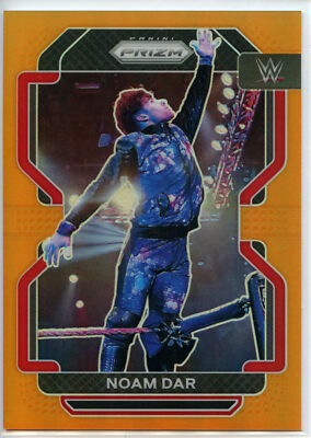 2022 Panini Prizm WWE Wrestling ORANGE Parallel #161 Noam Dar - NXT UK ...