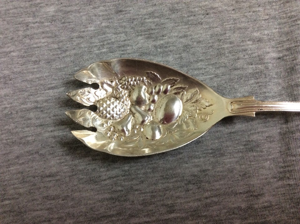 Vintage Kings Pattern EPNS A1 Sheffield England Fruit Repousse Serving ...