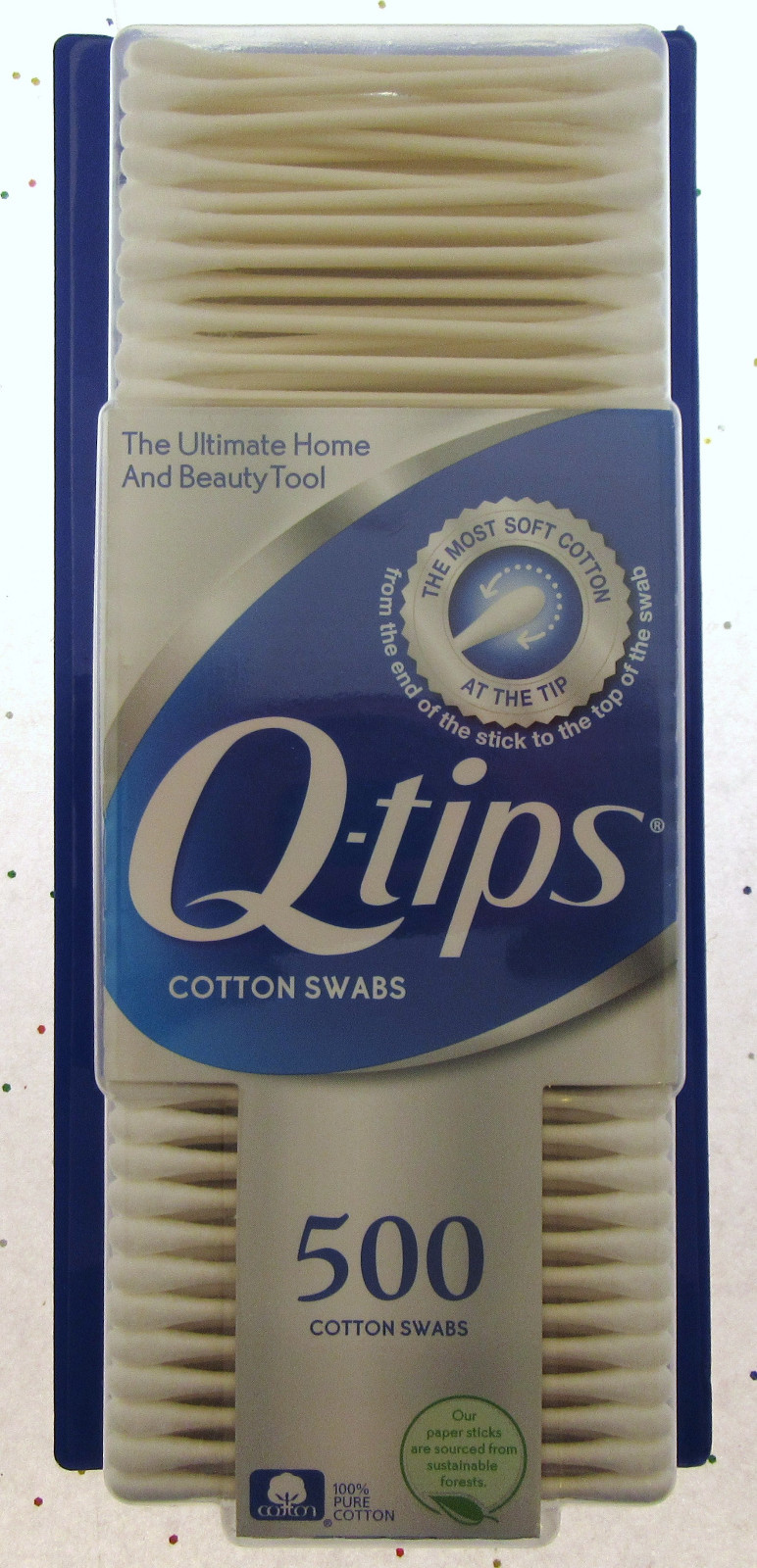 Q-tips 500 Count Cotton Swabs Brand NEW Sealed Sterile Ears ...