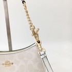 COACH Teri 2Way Shoulder Bag Signature Coated Canvas White CA548 outlet ...