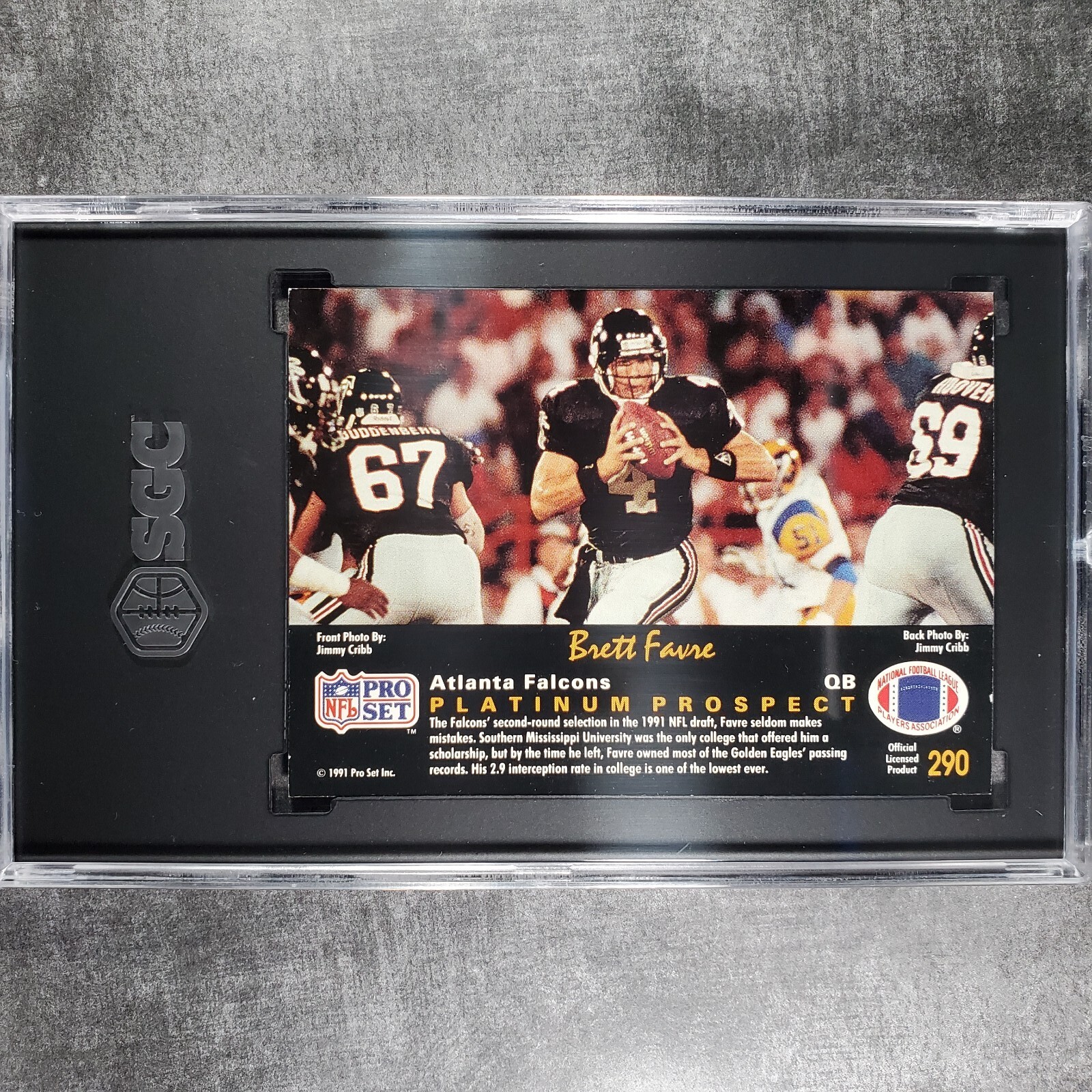 1991 Pro Set Platinum - #290 Brett Favre (RC) for sale online | eBay