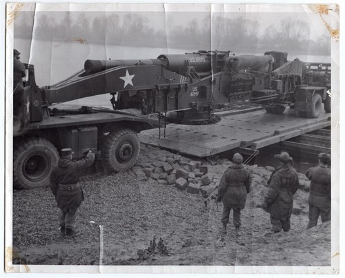 1950s US Army Atomic Cannon Crossing River 8x10 Original News Photo | eBay