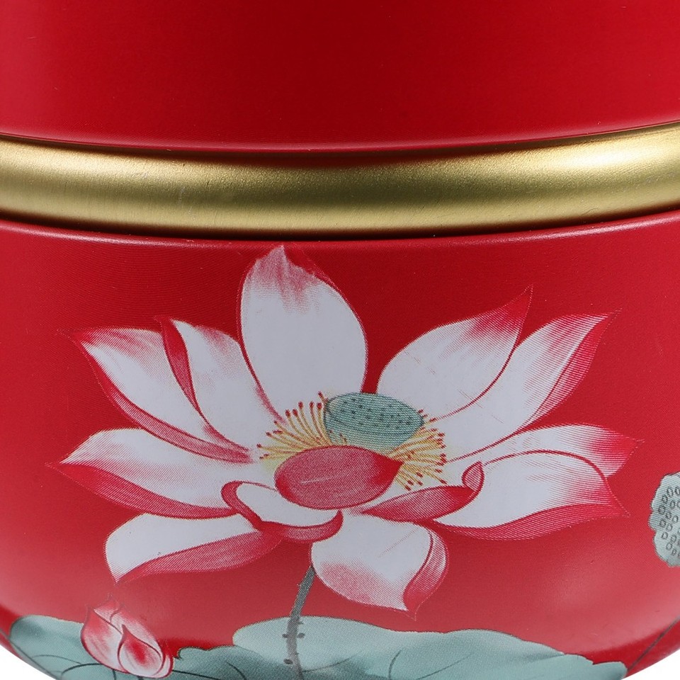 3 Pcs Tea Can Tinplate Storage Canister Loose Leaf Container Metal with ...