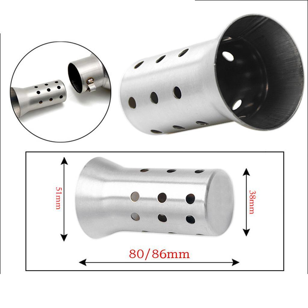 Stainless Steel 2\\\" Motorcycle Exhaust Pipe Baffle For | eBay Australia
