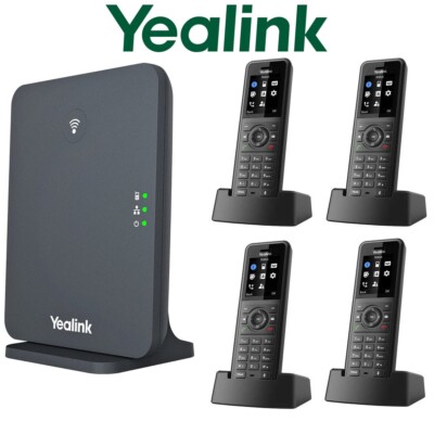 Yealink W79P DECT Phone System Rugged SIP Cordless Bluetooth 4 W59R ...