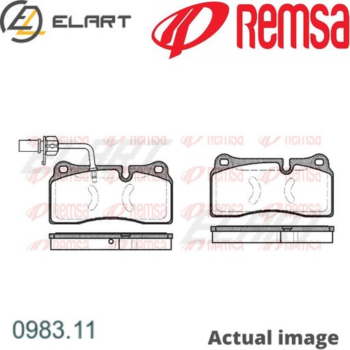 BRAKE PAD SET DISC BRAKE FOR AUDI Q7 R8/Spyder CATA/BUG/CASB/BUN/CCMA 3 ...