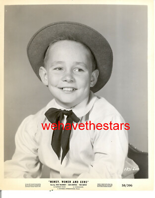 Vintage Tim Hovey CHILD STAR '58 TRAGIC STAR Publicity Portrait | eBay