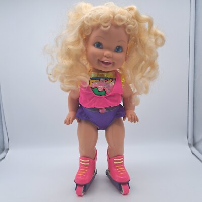 Tyco California Roller Baby Rollerblade Skate Doll Vintage 1991 Tested ...