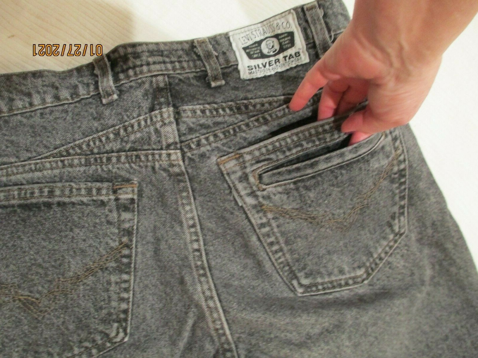 SILVER TAB JEANS by LEVI'S VINTAGE made in the USA 6… - Gem