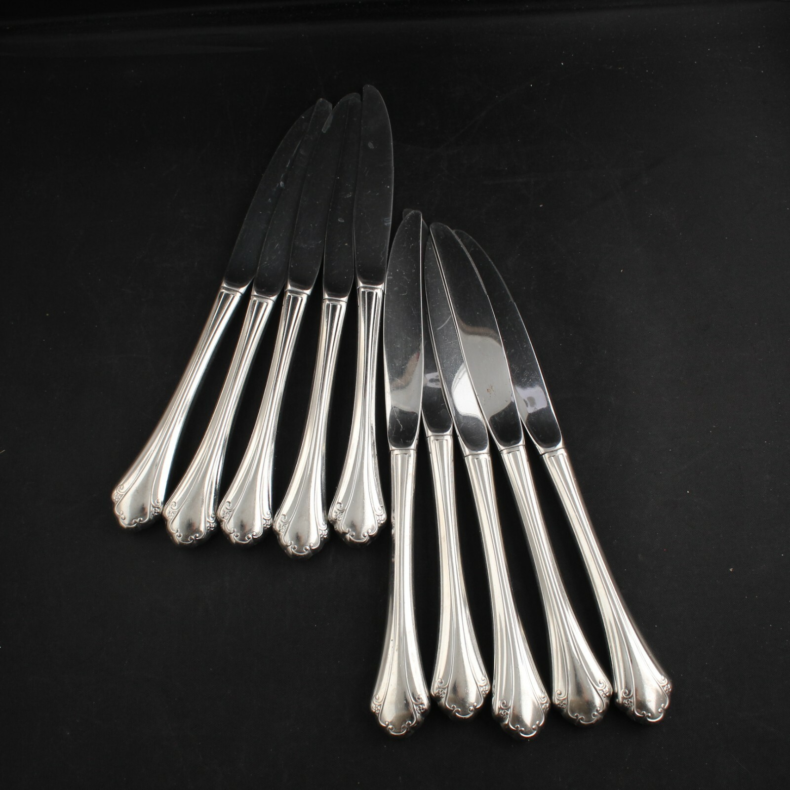 10 PC Dinner Knives Oneida FALKIRK Glossy Stainless Flatware | eBay
