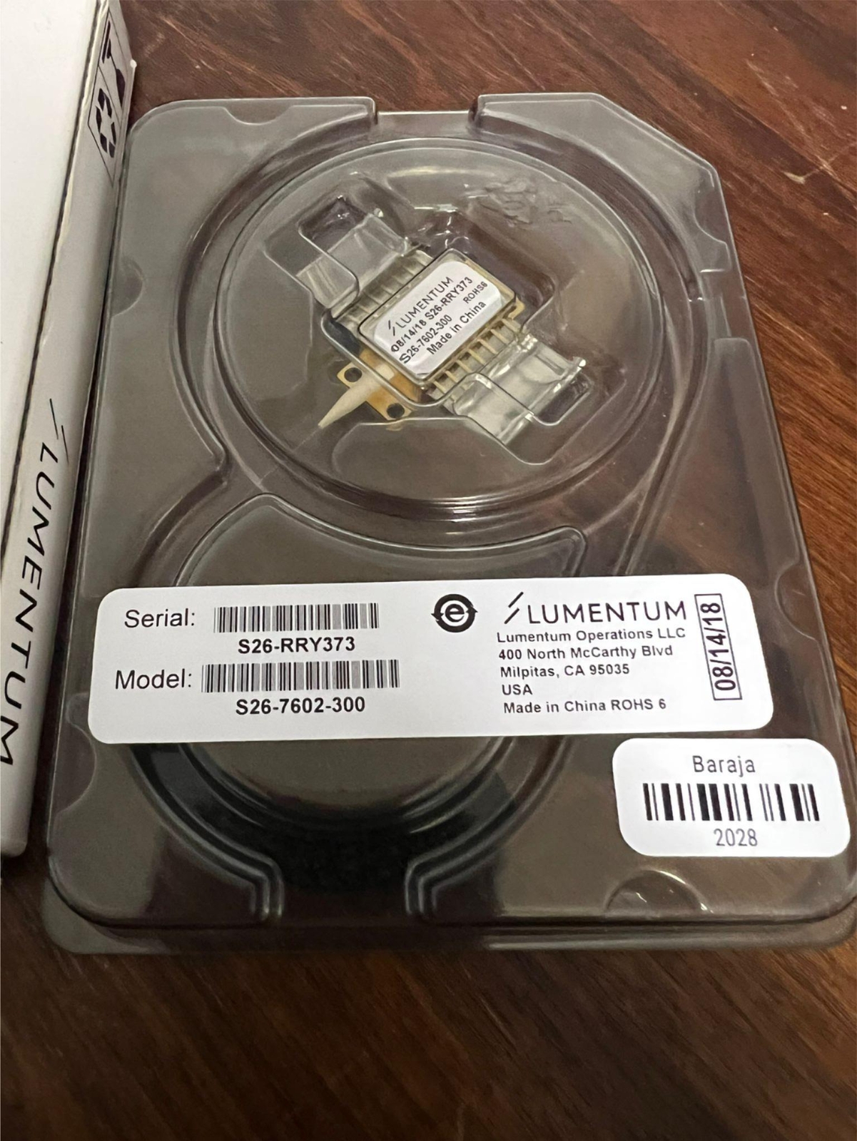 LUMENTUM 980nm High Power Pump Laser Diode Module S26-7602-300 | eBay