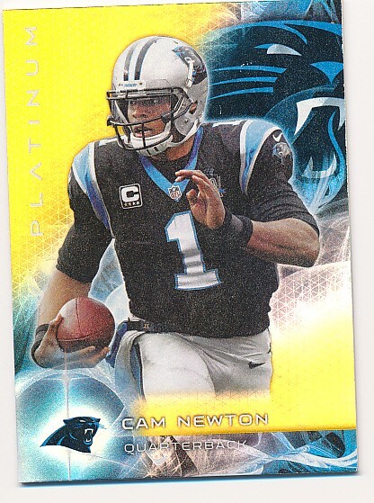 CAM NEWTON 2015 TOPPS PLATINUM GOLD #2 CAROLINA PANTHERS MINT | eBay