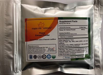 Peony 10:1 Extract Powder Paeonia Lactiflora Paeoniflorin PMS | eBay