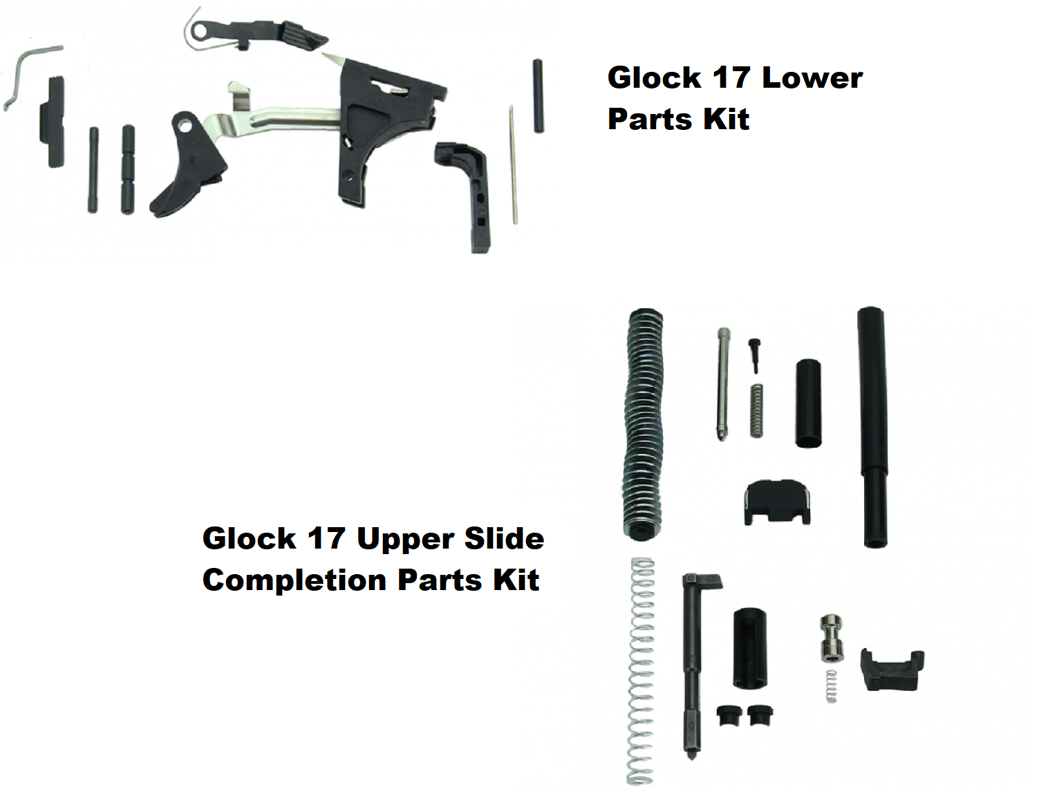 For Glock 17 Gen 3 Lower & Upper Parts Completion Kits, Replacement ...