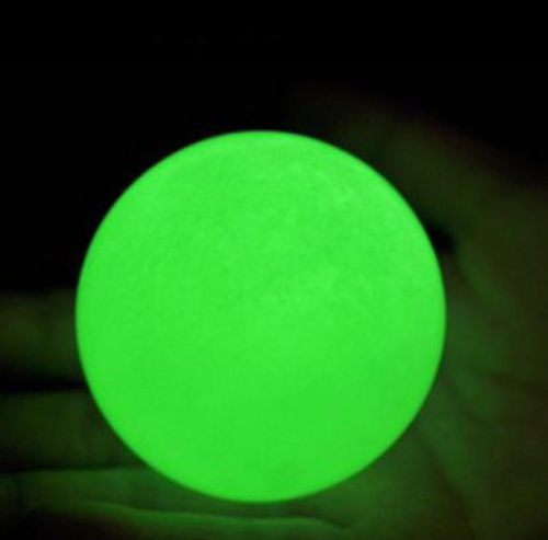 Hot 50mm Rare Giant Stone Glow In The Dark Stone Ball green + stand | eBay
