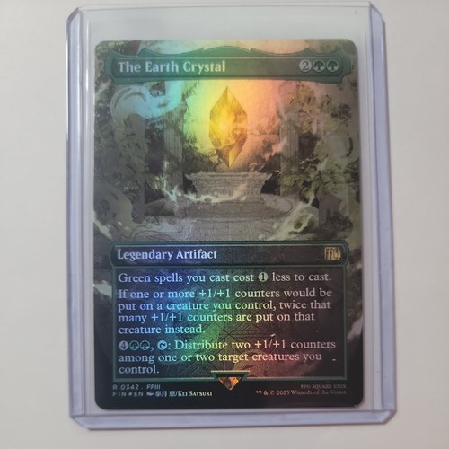 The Earth Crystal - 342 - Magic: Final Fantasy MTG - Borderless - Rare ...